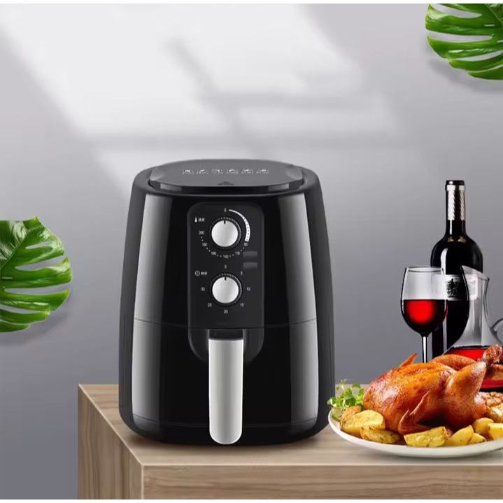 MO1 4.5L Electric Deep Fryer Air Fryer Digital Timer Temperature ...