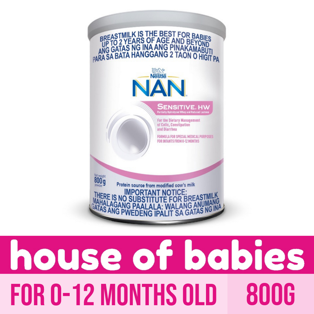 NAN Sensitive 800g for 0-12 Months Old Infant Formula | Shopee Philippines
