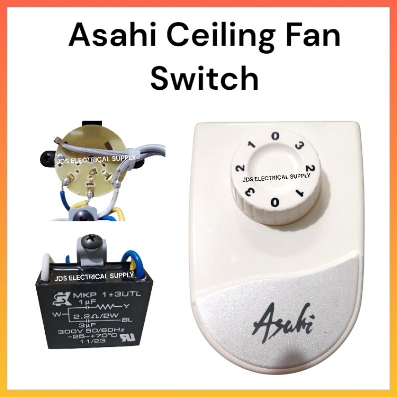 Asahi Orbit Fan switch - Oval Rectangle | Shopee Philippines
