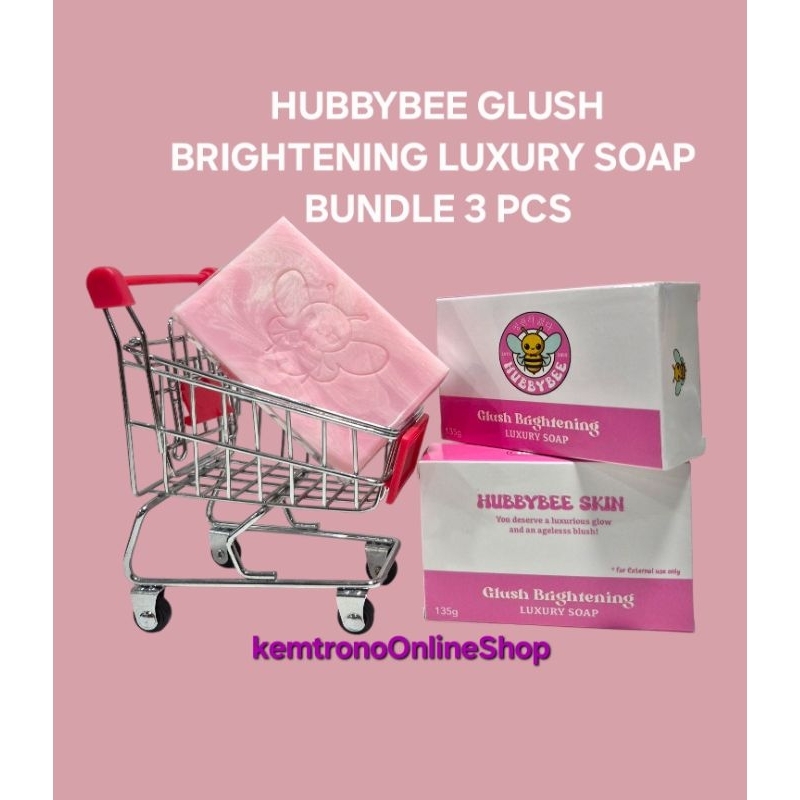 HUBBYBEE GLUSH BRIGHTENING SOAP BUNDLE 3PCS | Shopee Philippines
