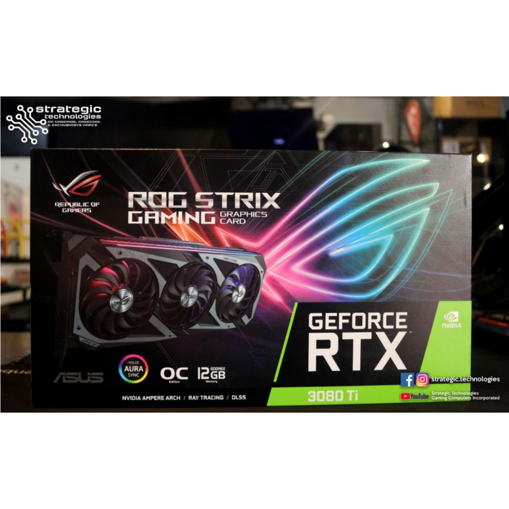 Asus ROG Strix Geforce RTX 3080Ti OC 12GB GDDR6X Video Card(msg us in ...