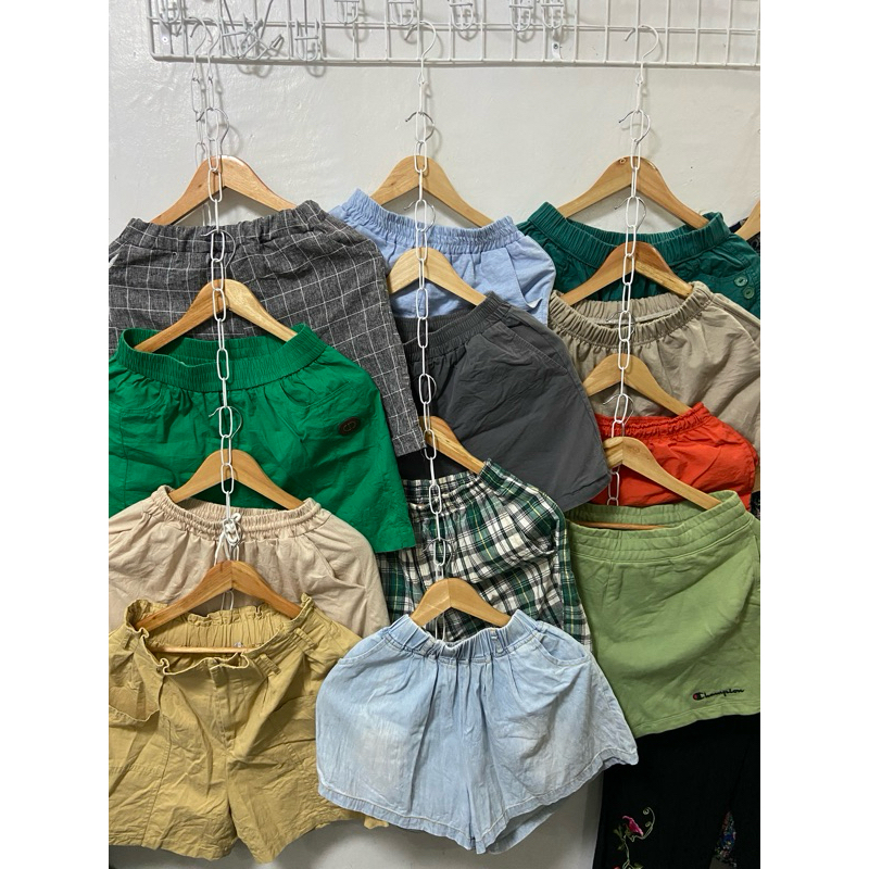 Garterized Shorts Thrifted For Live Selling Checkout | Shopee Philippines