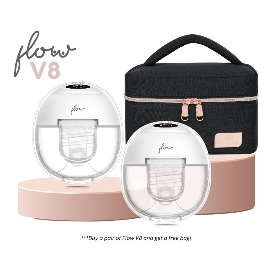 FLOW V8 Handsfree Electric Wearable Breast pump 180mL | Shopee Philippines