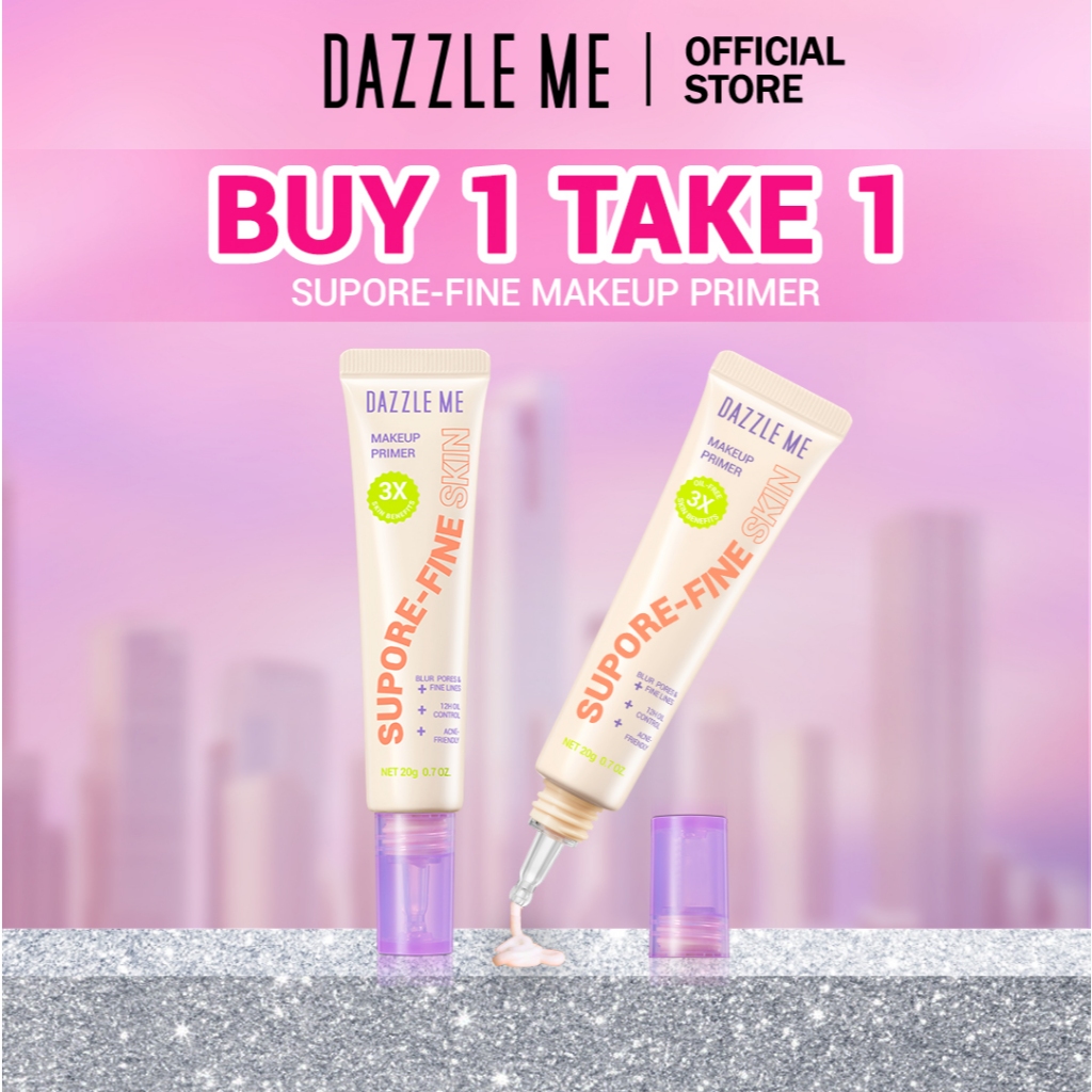 DAZZLE ME Supore-Fine Skin Makeup Primer | Pore Blurring Oil Control ...