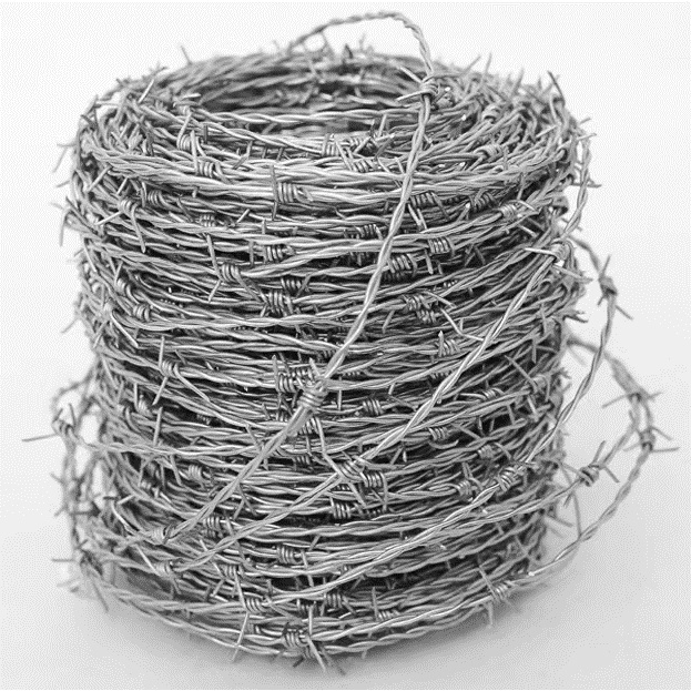 20M/50M/100M Iron Barbed Wire Roll Fence Barbed Wire Anti-climb Protect ...