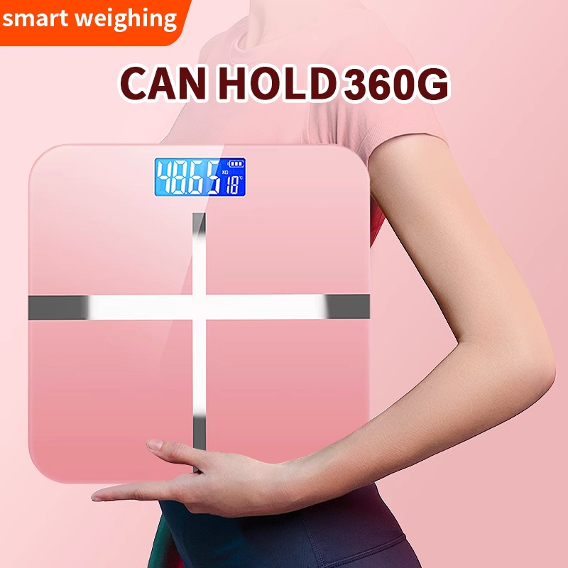 Digital Weighing Scale Health Electric Human Large Tempered Glass LED ...