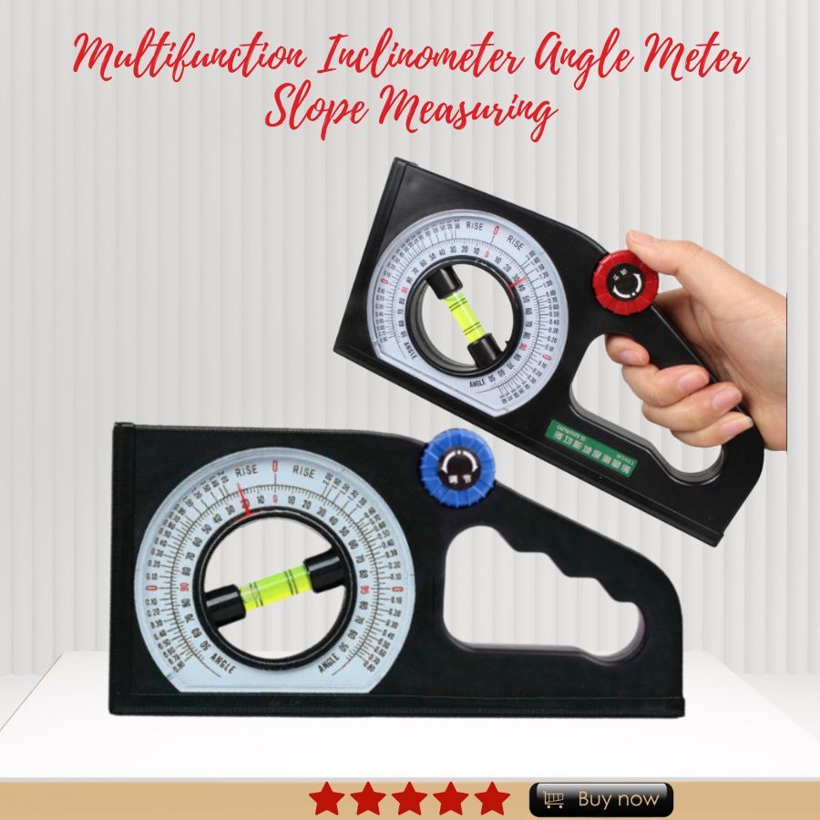 Multifunction Inclinometer Angle Meter Slope Measuring Angle Ruler ...