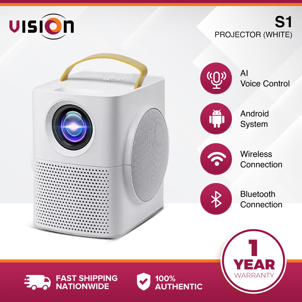 Vision S1 1920*1080 Android Smart Edition Projector | Shopee Philippines