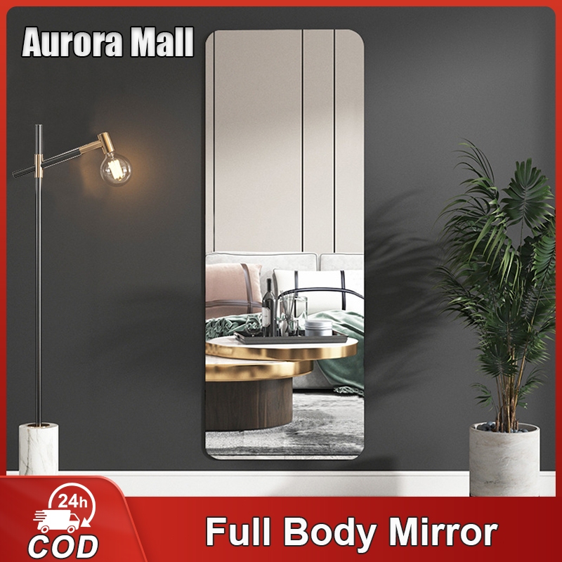 Aurora HD Full Body Mirror Sticker Wall Acrylic Whole Length Body Self ...