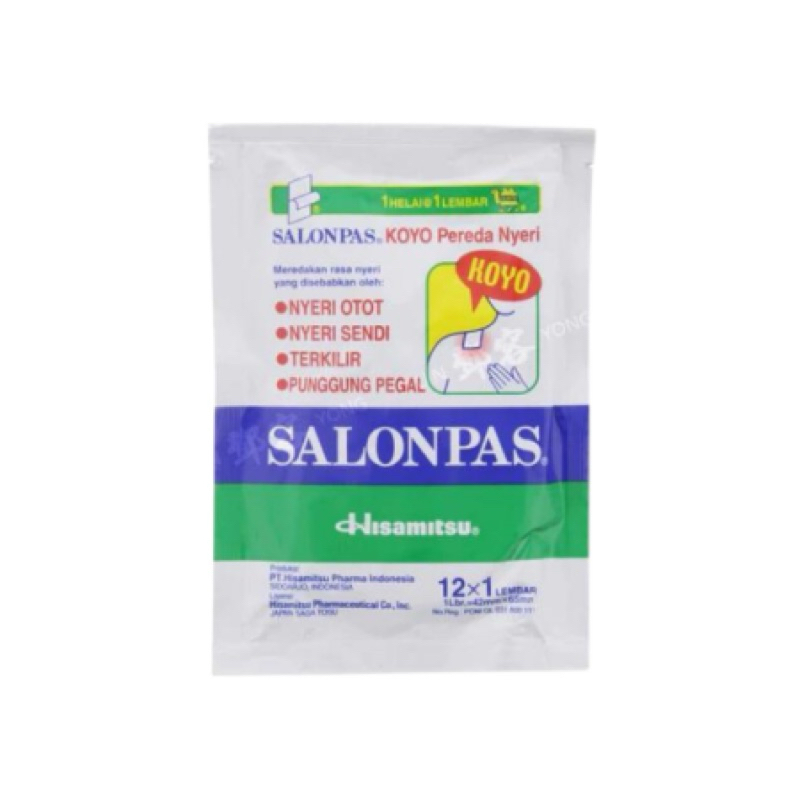 SALONPAS HISAMITSU MEDICATED PLASTER Original From Indonesia | Shopee ...