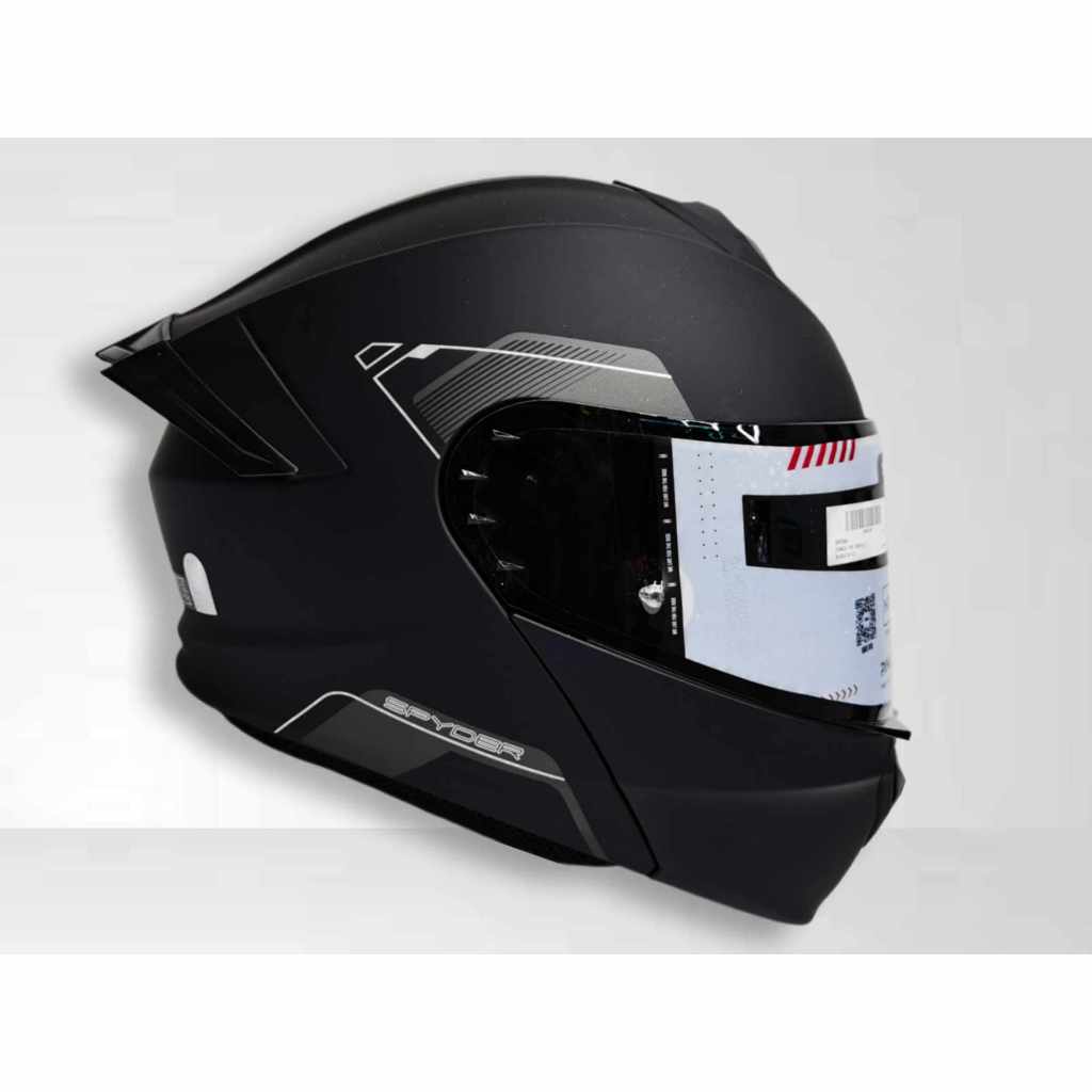 SPYDER FORCE + Modular Dual Visor Helmet w/ Free Clear Visor | Shopee ...