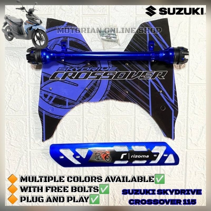 FOR SUZUKI SKYDRIVE CROSSOVER FI MATTING SLIDER HEATGUARD WITH ...
