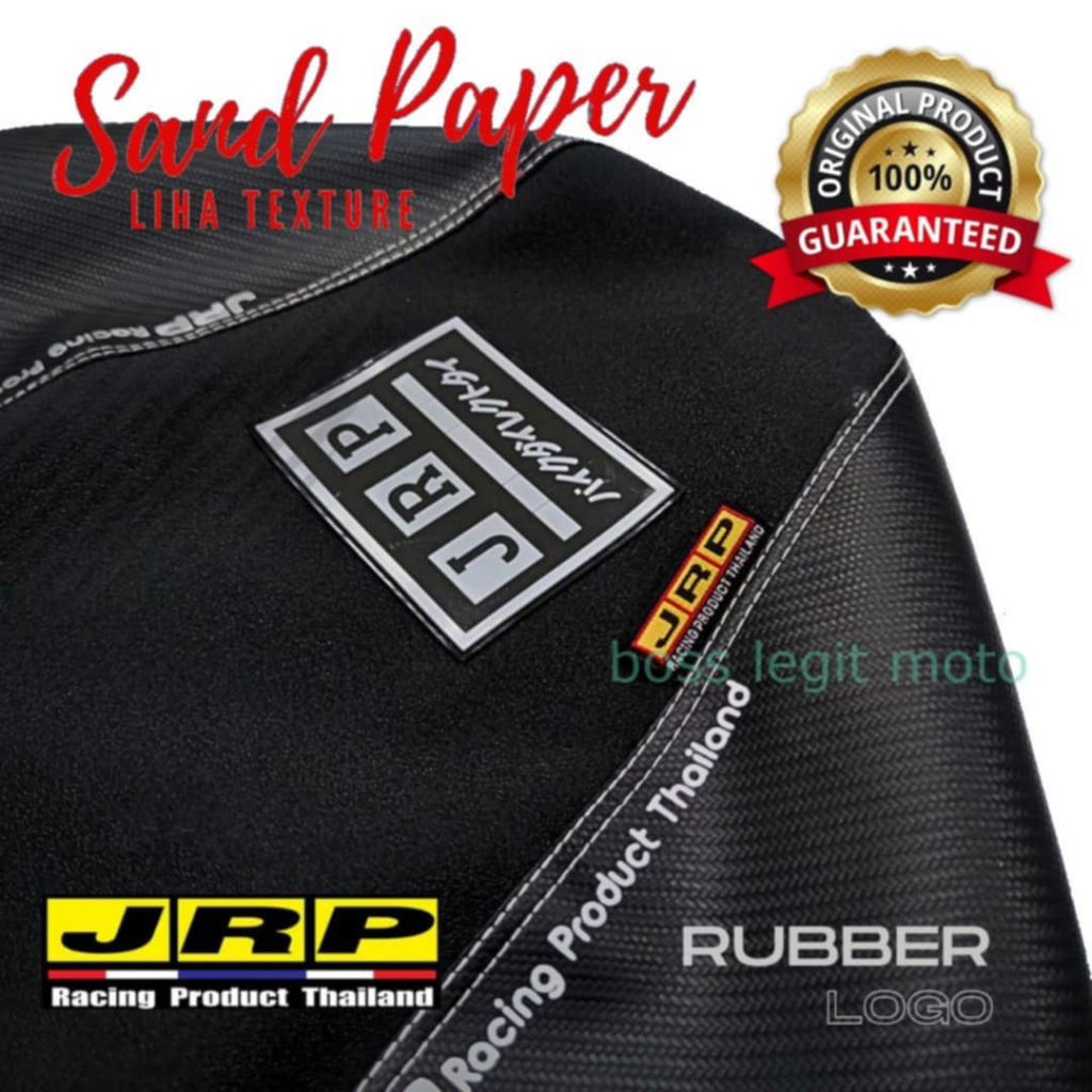 RUSI MOTOR Original JRP BLACK EDITION Rubber Logo (Hindi Borda) Seat ...