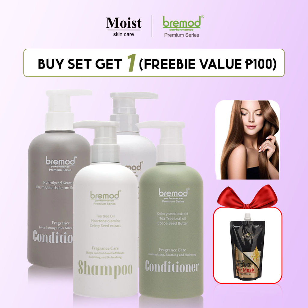 Bremod Premium Fragrance Color Protection Shampoo & Conditioner Set ...