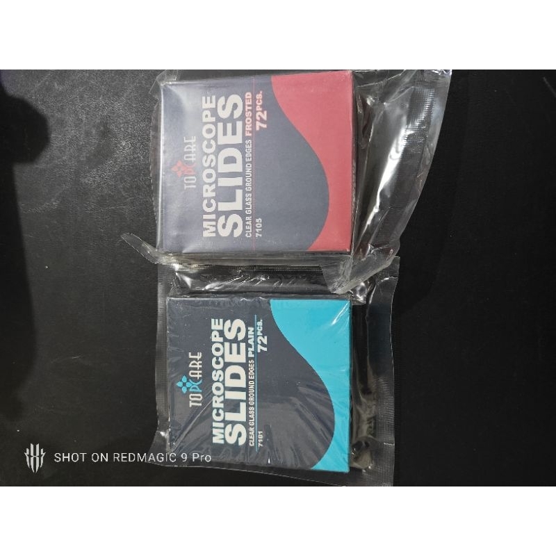 Microscope Slides (72 pcs) | Topcare (Clear Slides/Frosted Slide ...