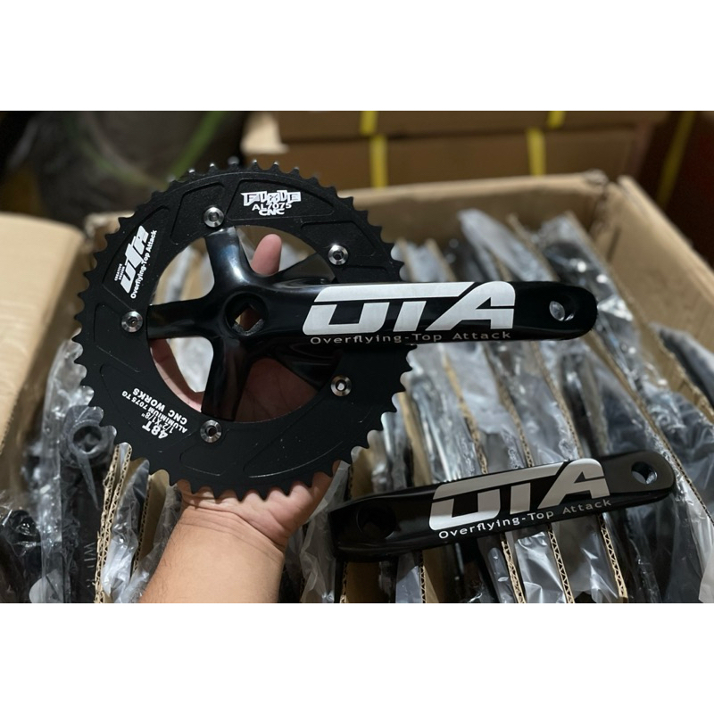 OTA CRANKSET FOR FIXED GEAR/FIXIE/SINGLE SPEED BICYCLE (48T CRANKSET ...