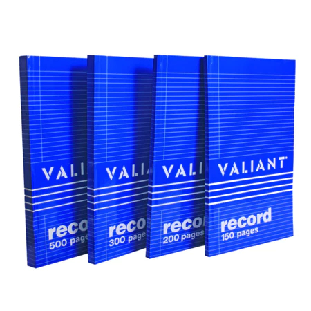 SCHOOL SUPPLIES Valiant Record Book (500 pages,300 pages,200 pages,150 ...