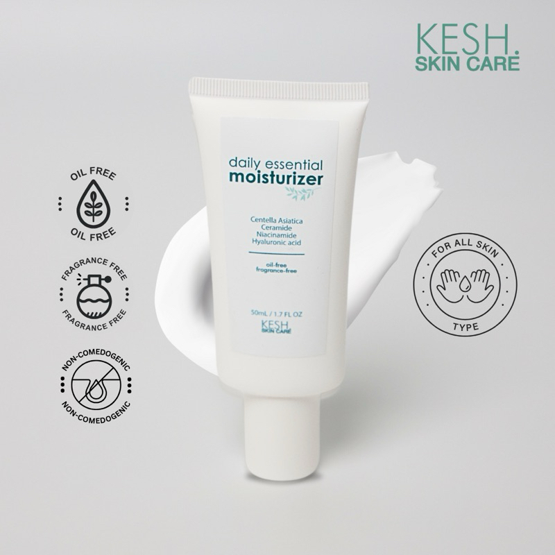 KESH Daily Essential Moisturizer – Hydrating & Repairing Cream for All ...