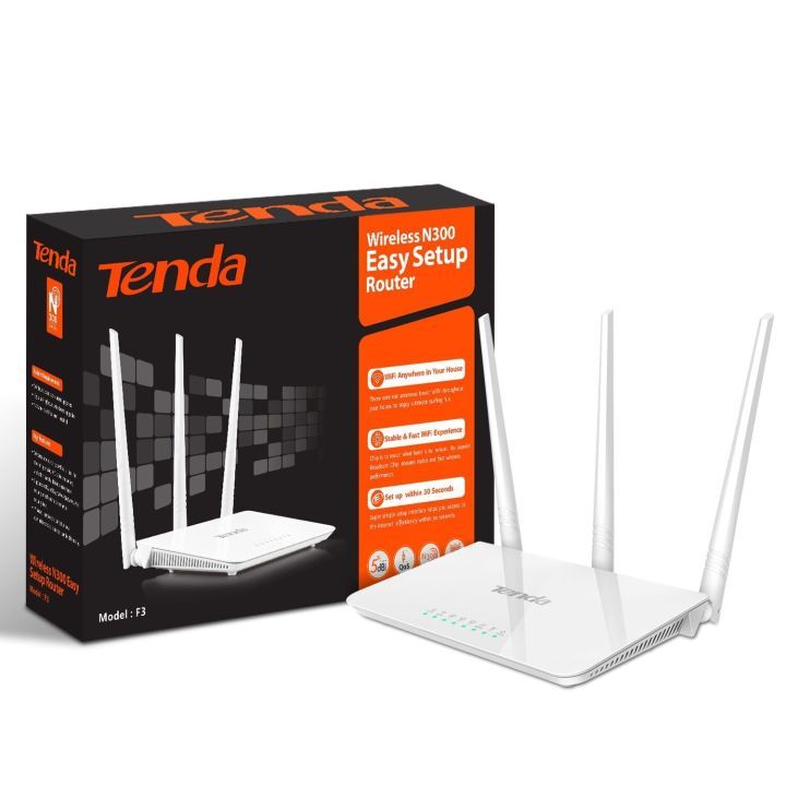 TENDA WIRELESS N300 EASY SETUP ROUTER | Shopee Philippines