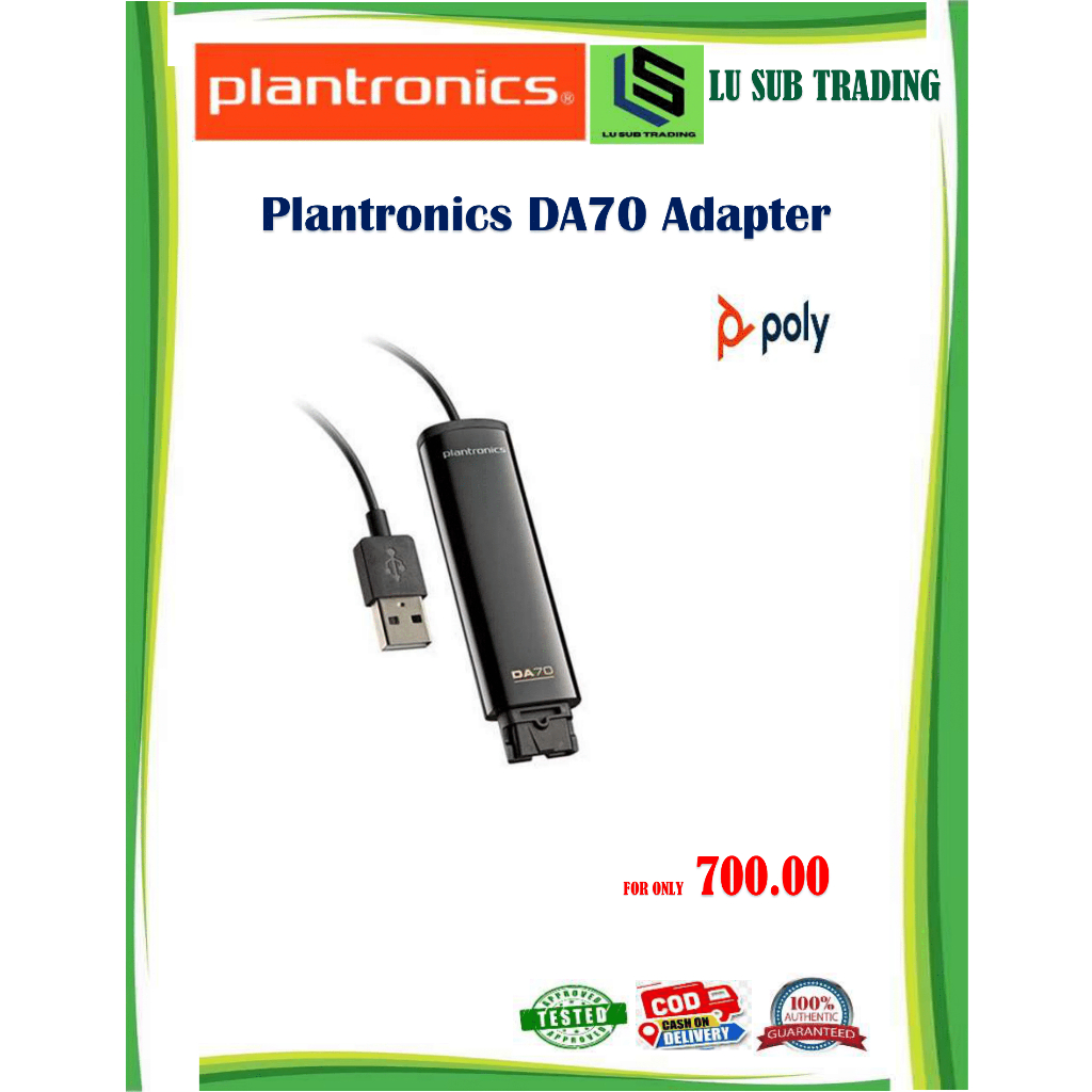 Plantronics DA70 Adapter | Shopee Philippines