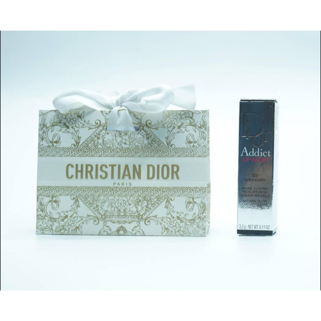 Dior Addict Lip Glow - 020 Mahogany With in store paper bag | Shopee ...