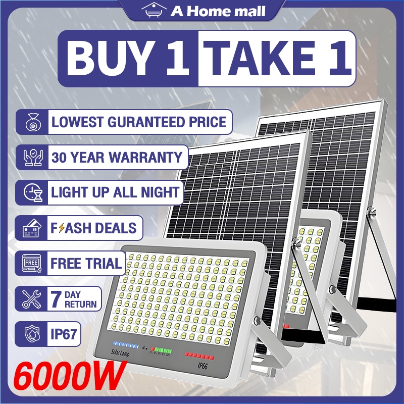 A Home Buy1 Take1 Solar Light Solar Flood Light Outdoor Waterproof Ip68 ...