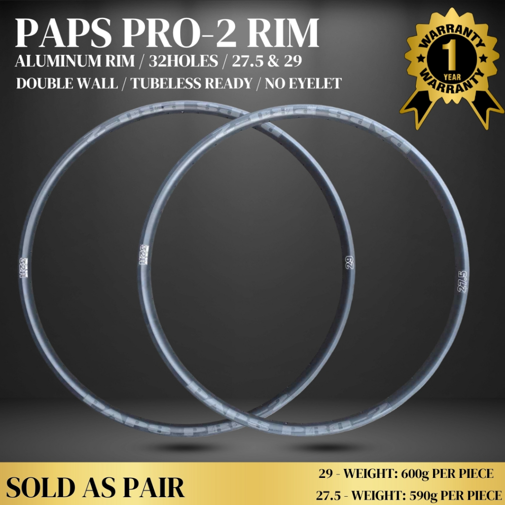 PAPS PRO 2 RIMS & PAPS PRO-1 RIMS PAIR w/ 1 YR WARRANTY FOR ...