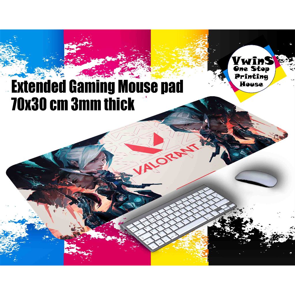 Valorant Online Game Design Extended Gaming Mouse pad! Shooter Video ...