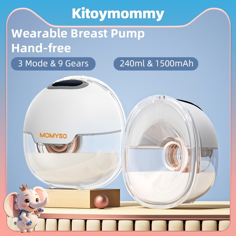 Electric Breast Pump Breast Massager Silent Breastfeeding Painless ...
