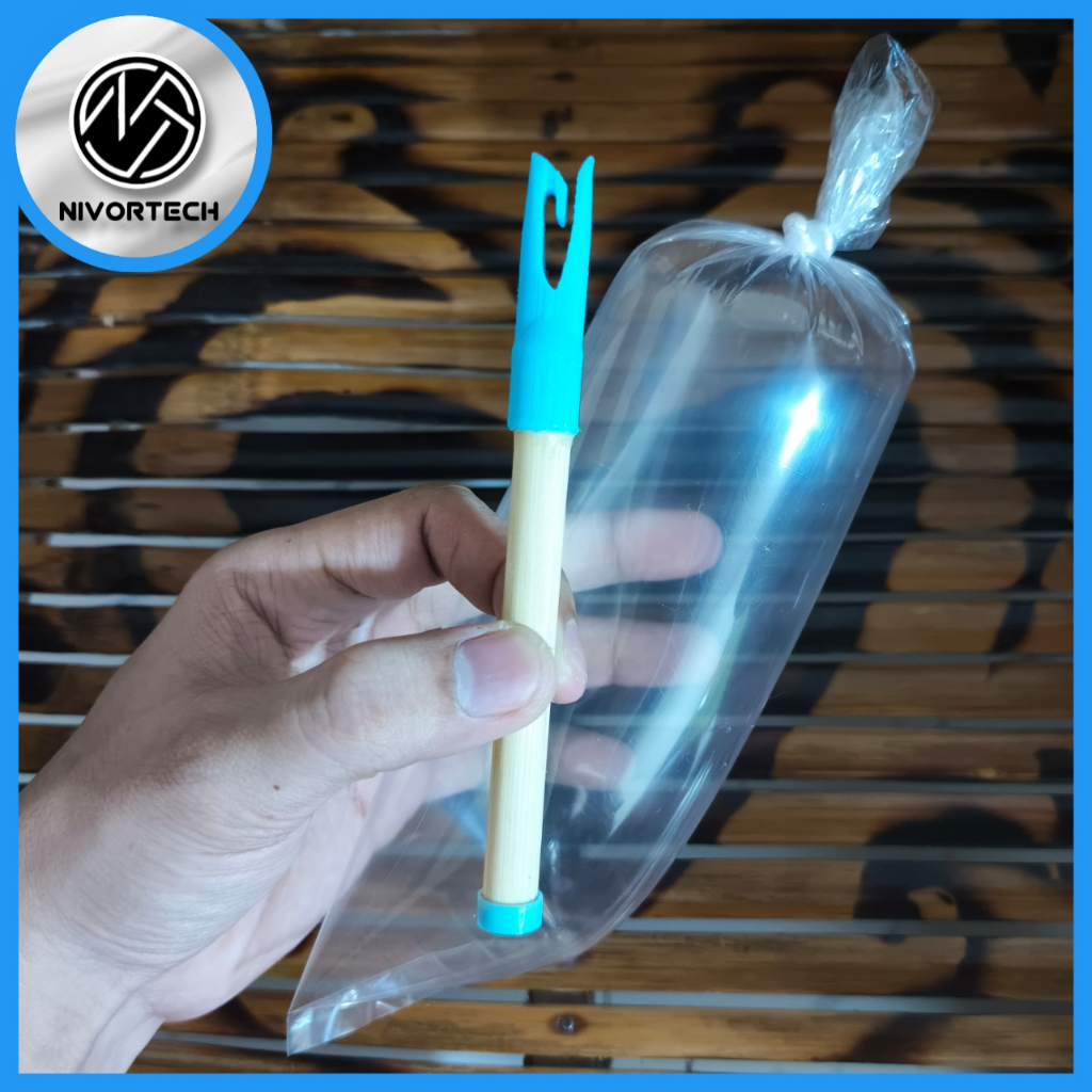 ICE PLASTIC BAG TIER TOOL (wooden handle) | Shopee Philippines