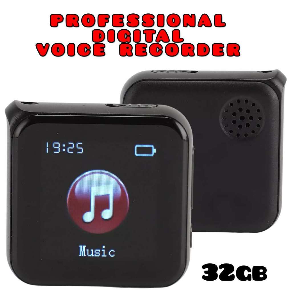 Portable Digital Voice Recorder [32GB] Voice Activation Recording MP3 ...