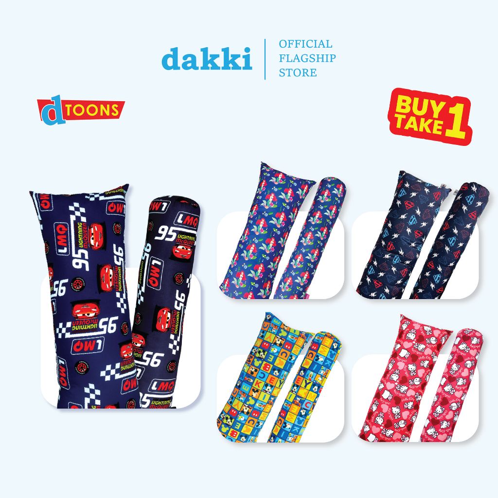 B1T1 Dakki 16"x40" Character Body Pillow & 7"x36" Character Jumbo ...