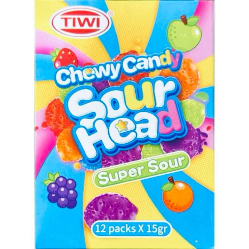 Sour Head Super Sour Candy by TIWI 12pcs | Shopee Philippines