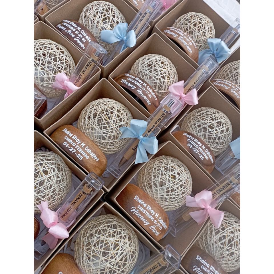 Personalized Laser Engrave Mini Abaca Lamp (FREE LAY OUT) | Shopee ...