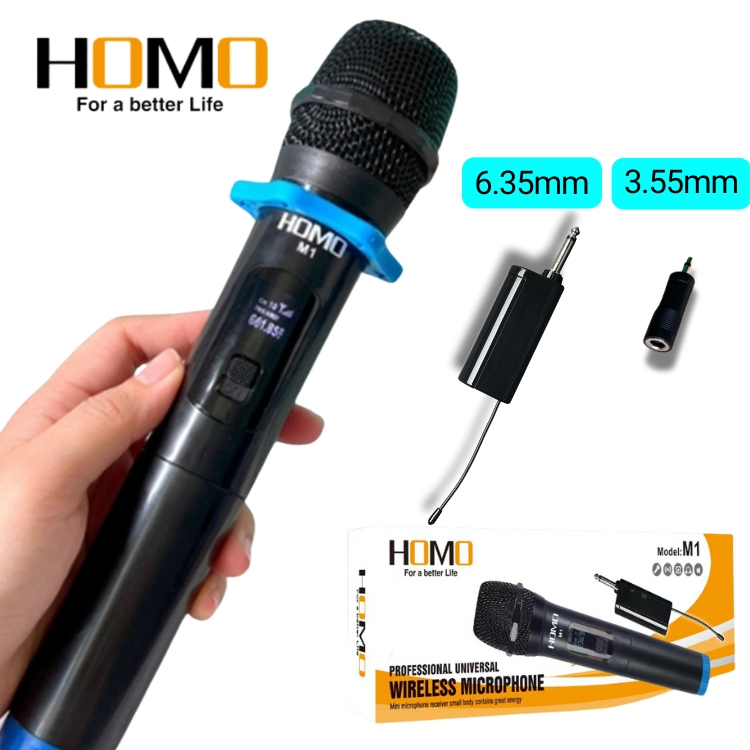 HOMO Wireless Microphone Professional Karaoke For Videoke Universal ...