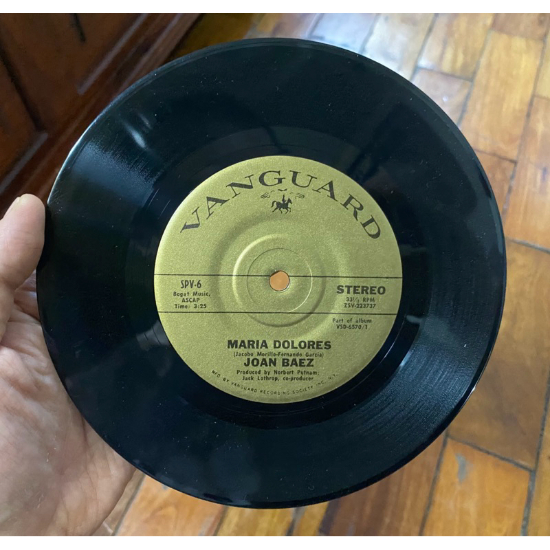 Joan Baez – Maria Dolores / Deportee (Plane Wreck At Los Gatos ...