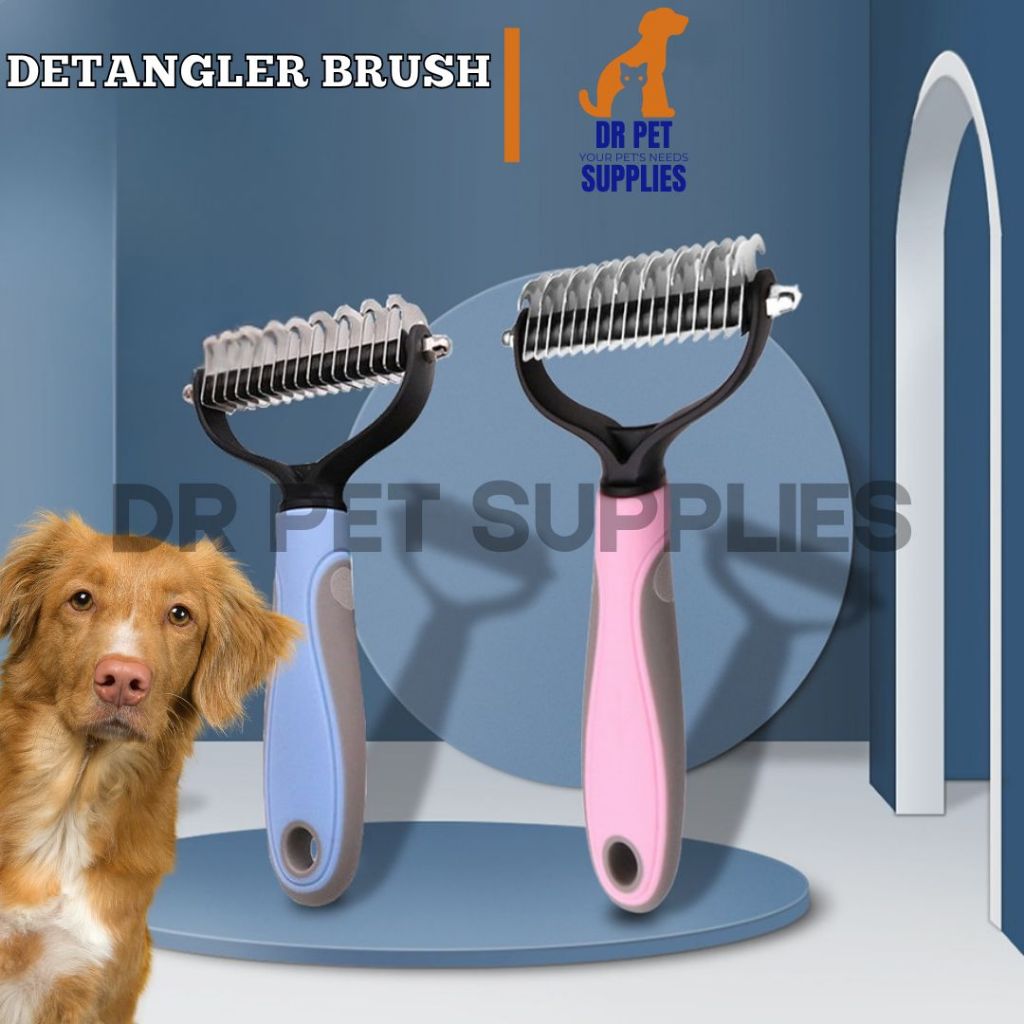 Detangler Pet Open Knot Knott Comb Brush Rake Hair Removal Grooming ...