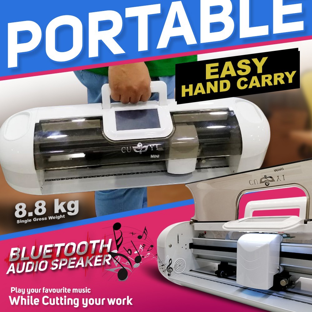 CUYI Mini Cutter Plotter Touchscreen 12inches for Vinyl, Decals ...