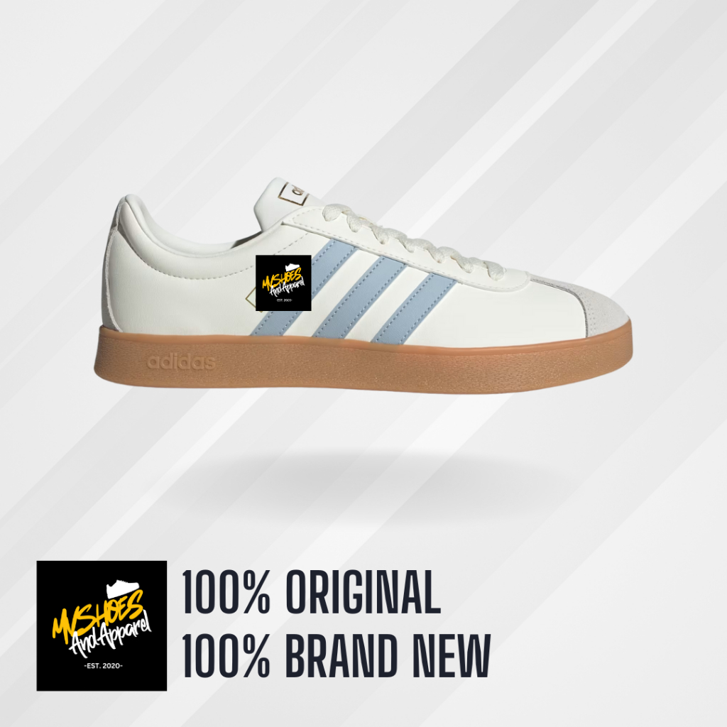 (MV SHOES) VL Court Classic Shoes Off White / Wonder Blue JH5063 ...