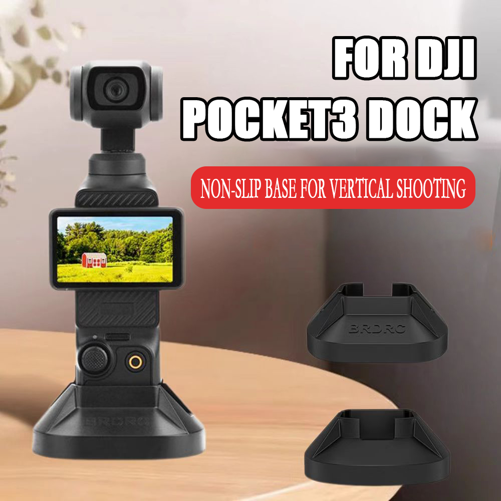 BRDRC Desktop Base Mount for DJI OSMO Pocket 3 Handheld Gimbal Camera ...
