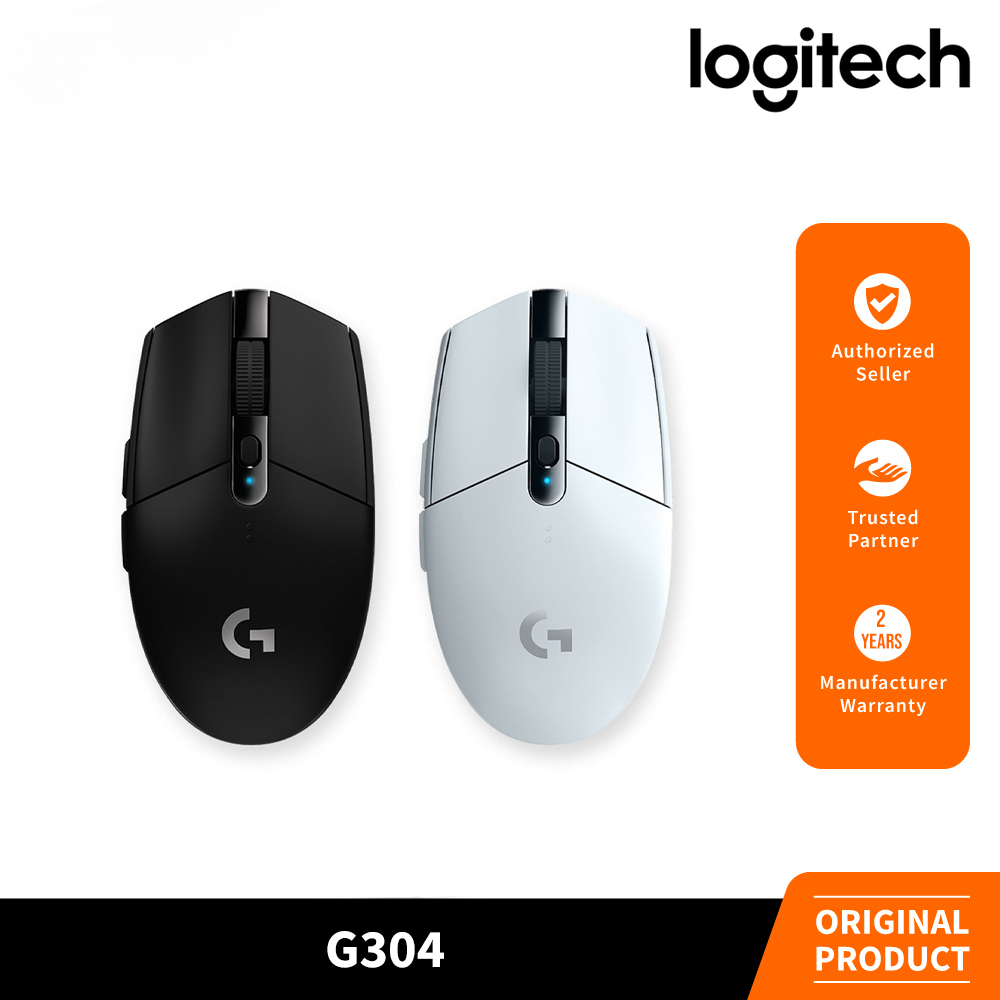 Logitech G304 LIGHTSPEED 12000 DPI Hero Sensor Lightweight PC/Mac ...