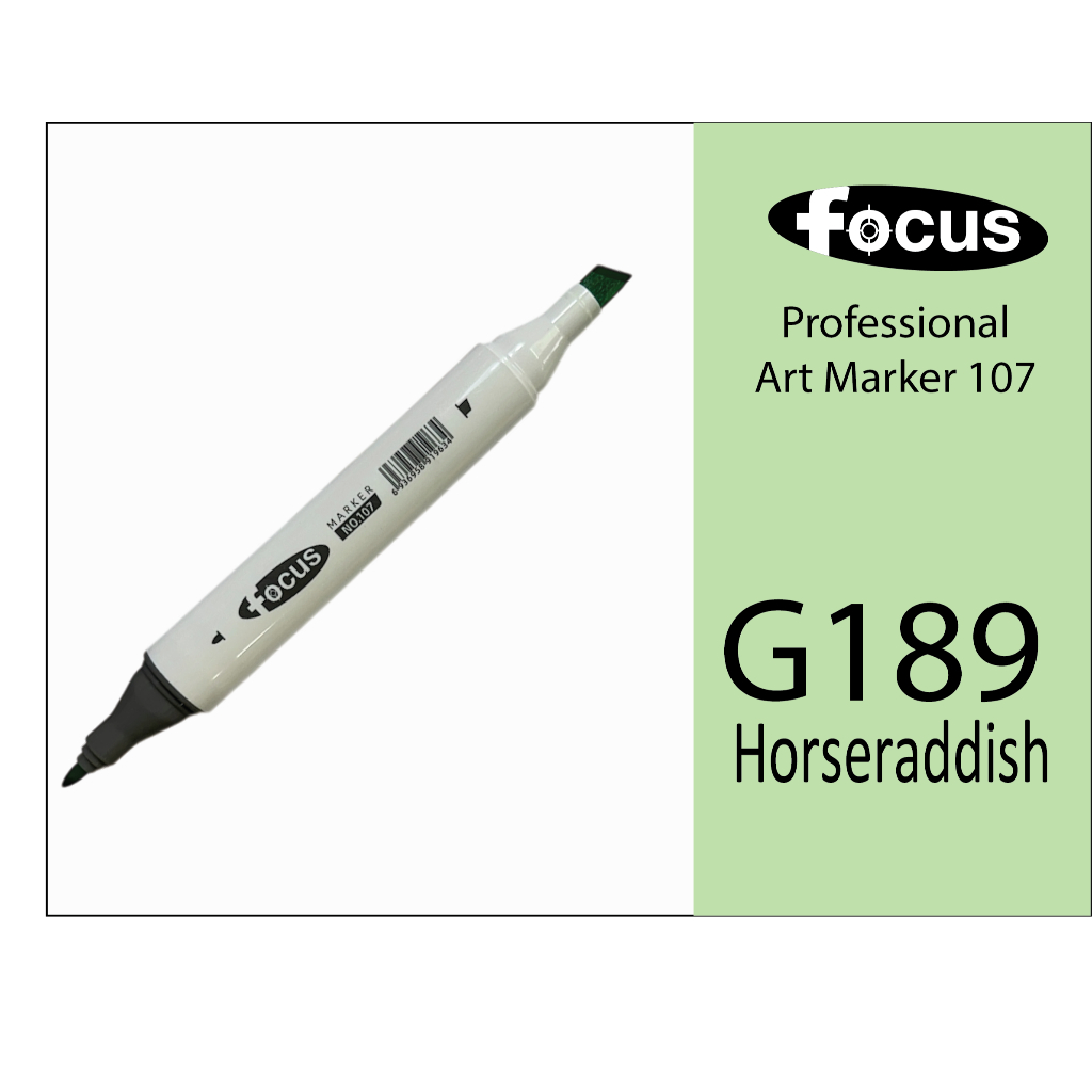 Focus Alcohol Marker 107- Green, Brown, Black, Grey, Blender | Shopee ...