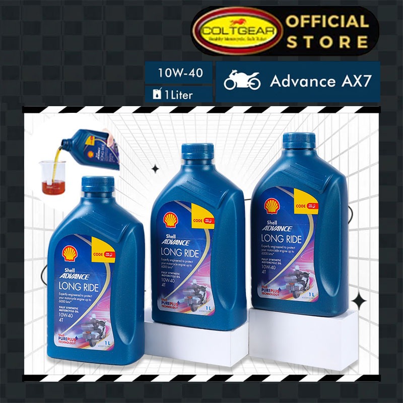 Shell 4T Long Ride 10W-40 fully synthetic engine oil New Zealand is ...