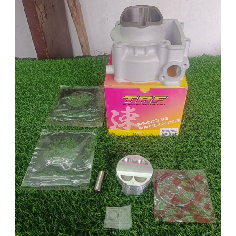 TRF CHROME BORE CYLINDER BLOCK SET 63mm and 65mm AEROX V1 V2/NMAX V1 V2 ...