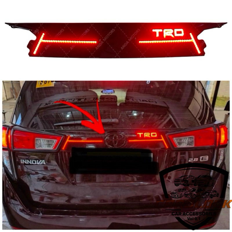 Toyota Innova 2016 - 2025 TRD Trunk Lid with Light | Shopee Philippines