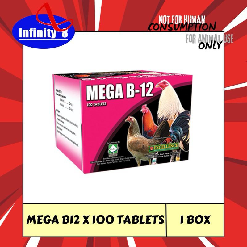EXCELLENCE MEGA B12 x 100 TABLETS/BOX | Shopee Philippines