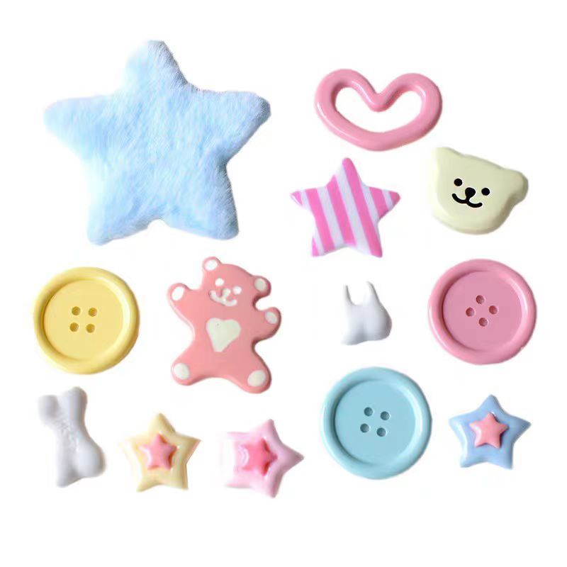 13pcs/Set Colorful Cute Cartoon Shoe Buckle DIY Accessories | Shopee ...
