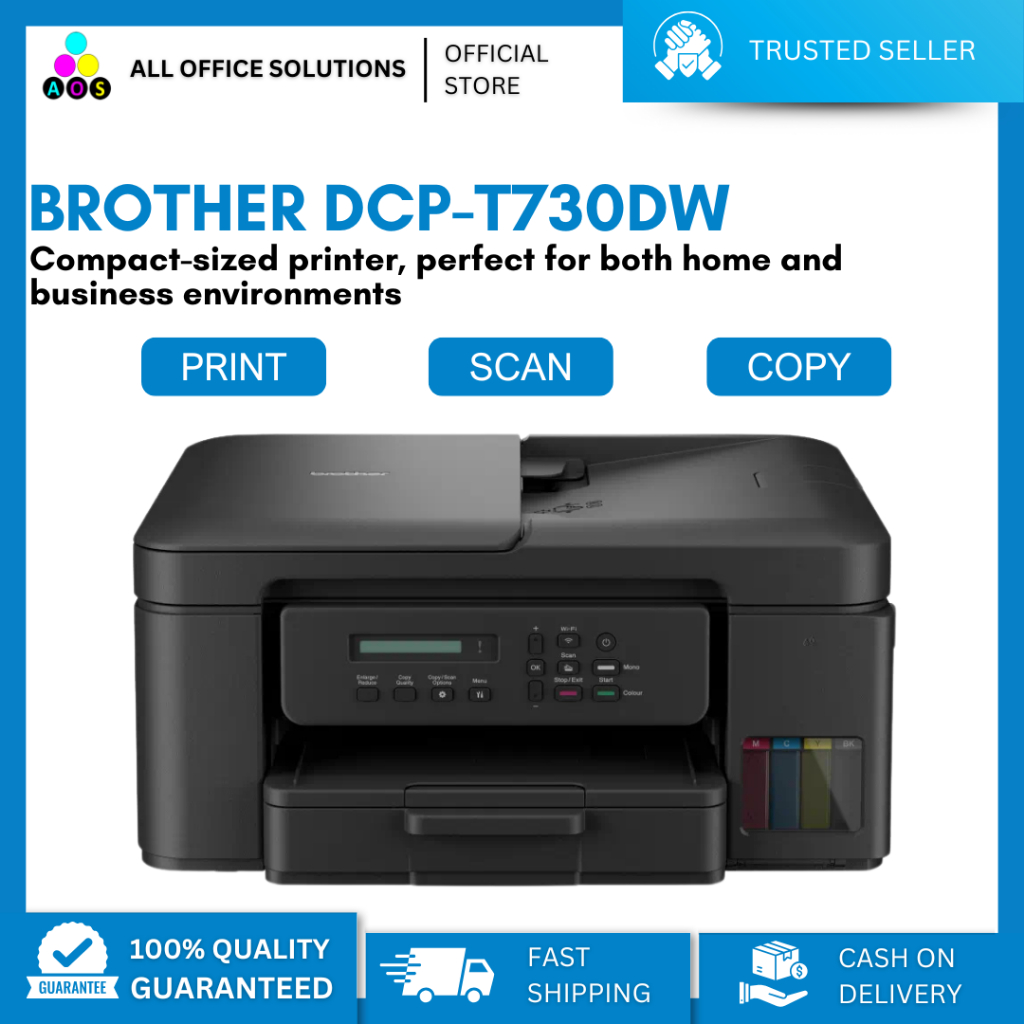 Brother DCP-T730DW Ink Tank Printer | Shopee Philippines
