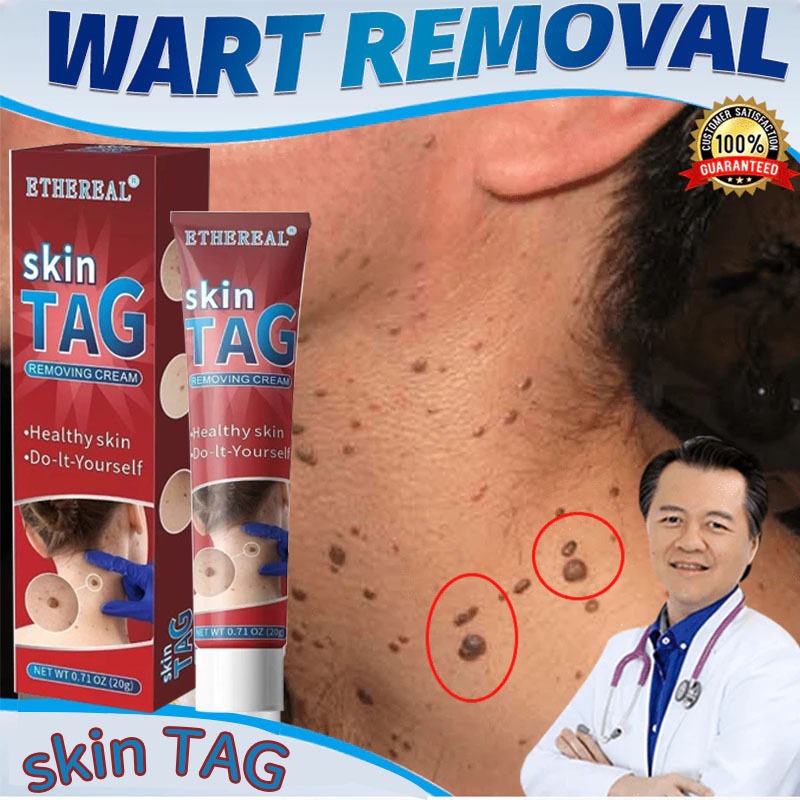 Original Painless Wart & Skin Tag Remover Cream | 3X Fast-Acting ...
