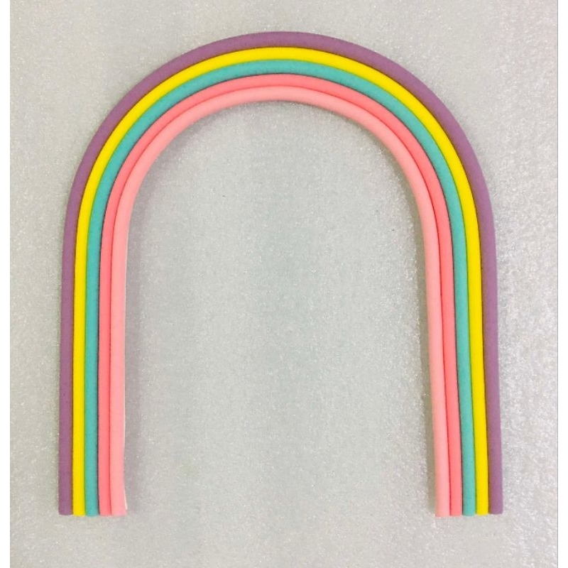 rainbow / boho - customized - edible fondant cake topper | Shopee ...